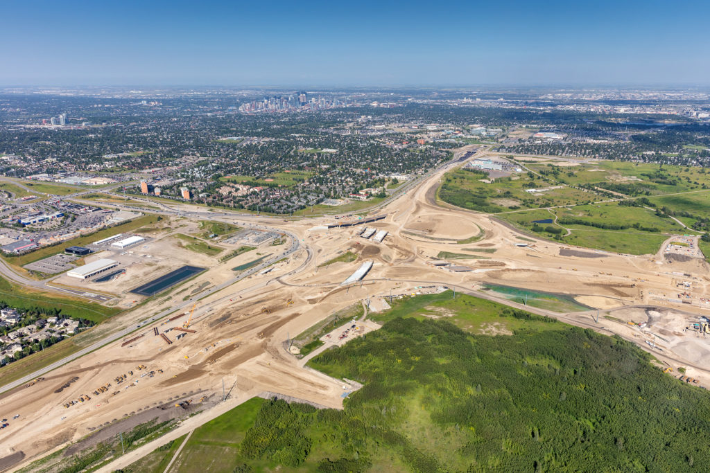 Southwest Calgary Ring Road - Peak Aerials